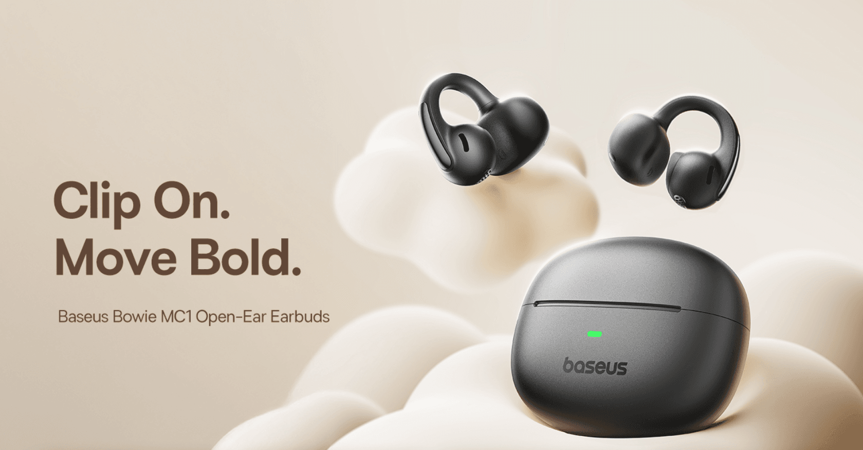 Baseus Unveils Bowie MC1: Innovative Clip-Style Wireless Earbuds with ...