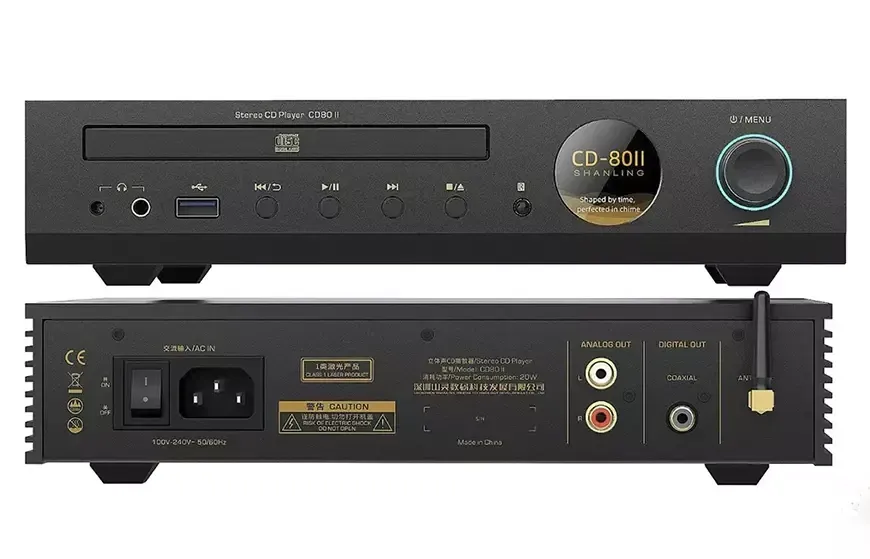 Shanling CD80 II: A Modernized CD Player with Integrated Headphone Amplifier and Bluetooth ...
